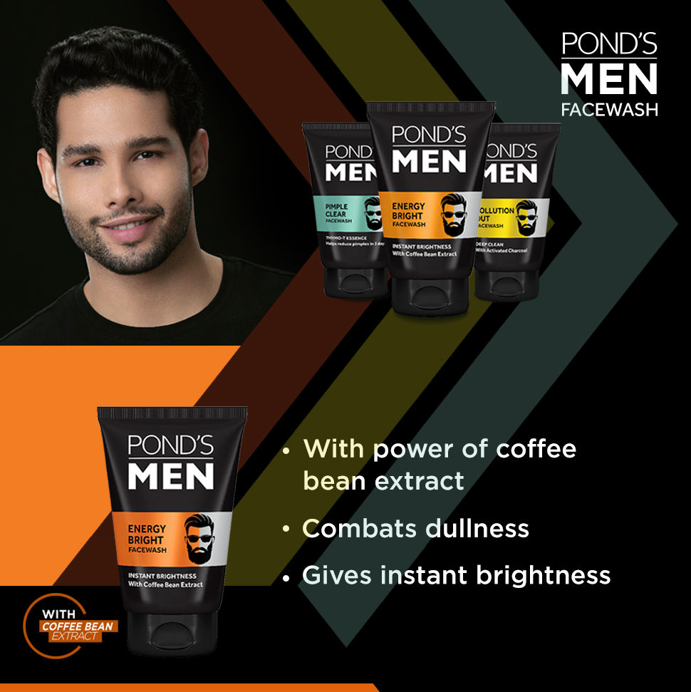 Ponds Men Energy Bright Anti-Dullness Face Wash: Buy Ponds Men Energy ...