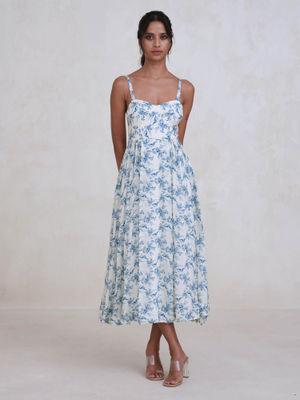 Buy BEYOND Porto Dress White Online