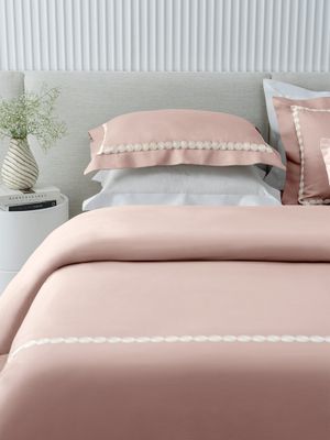 Buy Ddecor Live Beautiful 210 TC Cotton Embroidered Bed Sheet Set-P0021 ...