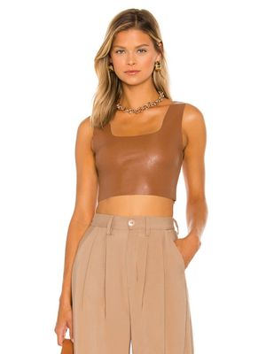 Buy Commando Faux Leather Crop Top Online