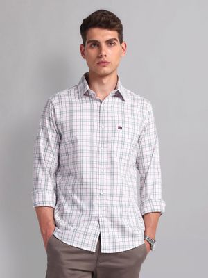 Buy AD By Arvind Tartan Check Cotton Shirt Online