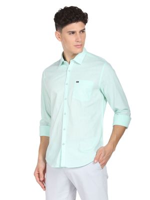Buy AD By Arvind Modern Slim Fit Solid Casual Shirt Online
