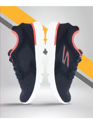 Buy SKECHERS Women Go Run 400 Navy Blue Running Shoes (UK 3) Online