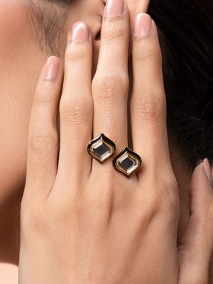 Buy Isharya Amina Mirror Duo Ring Online