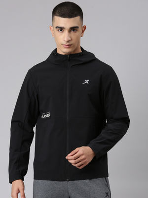 Buy Xtep Black Running Series Future Runners Themed Hoodie Style Double ...