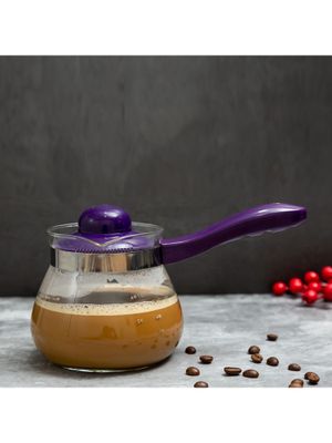 Buy EZ Life Borosilicate Pyrex Glass Tea Pot with Handle - Mix Color ...