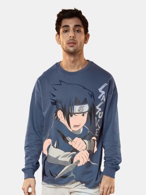 Buy The Souled Store Naruto Sasuke Oversized Full Sleeve T-shirts For ...