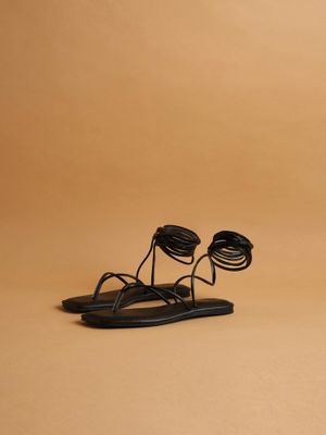 Buy Eridani Solid Black Alora Flats (EURO 41) Online