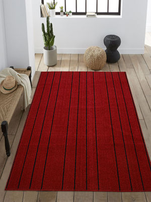 Buy Saral Home Maroon Polypropylene Anti Skid Carpet - 120X180 cm Online