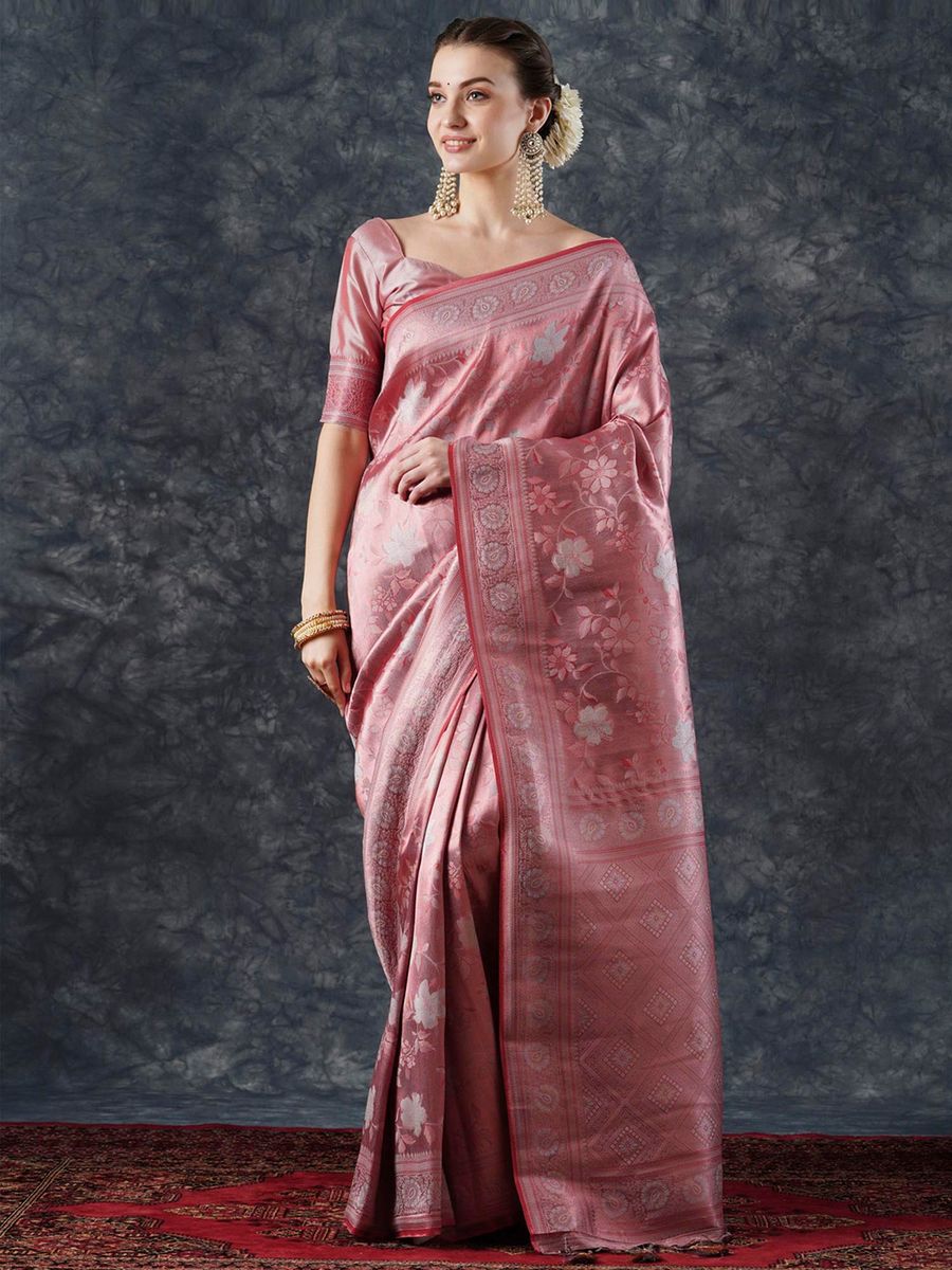 Buy Stylish Rose Gold Sarees Collection At Best Prices Online