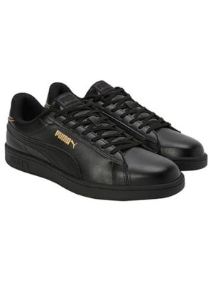 Buy Puma Men Smash Pop Black Metallic Gold Sneakers (UK 10) Online