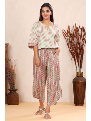 MIRARI Sets : Buy MIRARI Gorgeous Jaipuri Floral Printed Night Suit ...