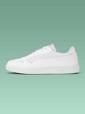 Buy Puma Smash Comfort Unisex White Sneakers (UK 11) Online