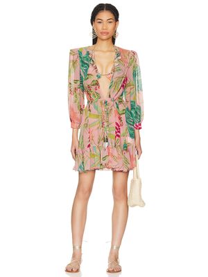 PatBO Beachwear : Buy PatBO X Revolve Tropicalia Short Kimono Online | Nykaa Fashion