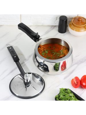 Buy VINOD Steel Sandwich Bottom Handi Shape Inner Lid Europa Pressure ...