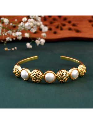 Buy Voylla Nazakat Niswani Pearl Cuff Online
