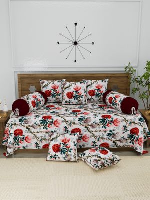 The Home Story Bedding Sets : Buy The Home Story Cotton 8 Pcs Diwan Set ...