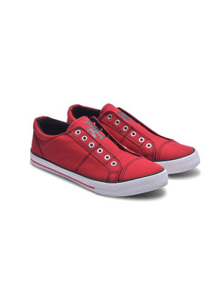 Buy WOODLAND Red Mens Canvas Shoes (EURO 39) Online