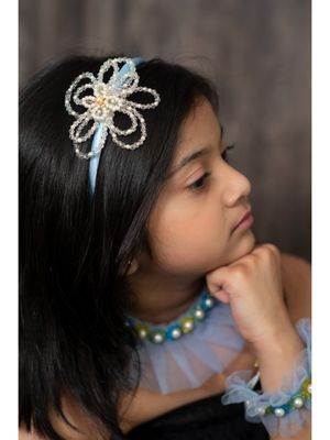 Choko Hair Bands : Buy Choko Kids Floral Beaded Hairband with Pearls ...