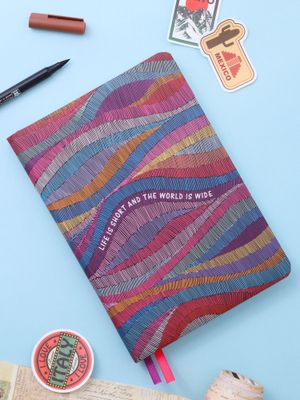 Buy Doodle Collection A5 Undated Hard Bound Foam Padded Notebook: 160 ...