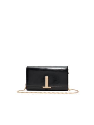 Buy Aldo Adoring Black Womens Clutch with Detachable Chain Online