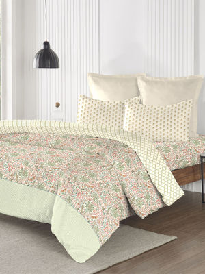 Buy MYTRIDENT Road To Jaipur Bedding Set, 1 Comforter, 1 Bedsheet & 2 ...