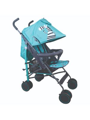 Buy Polka Tots Blue New Born Baby Zebra Stroller Online