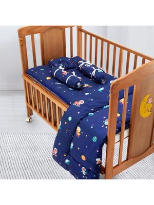 Buy Baby Moo Space Bedding Gift Set 2 Bolsters, U Pillow, Mattress and ...