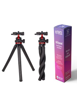 Buy Kreo Go Pod, Gorilla Stand with Flexible Arms for Cameras, DSLR ...