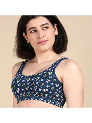 Buy Tailor and Circus Womens Multi-Color Tencel Modal Micro Sports Bra ...