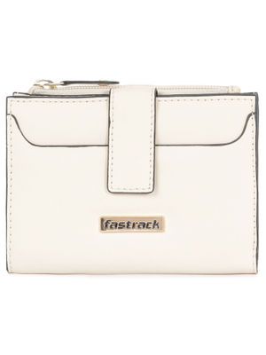 Buy Fastrack Beige Solid Wallet Online