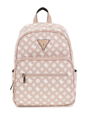 Buy Guess Peach Printed Backpack Online