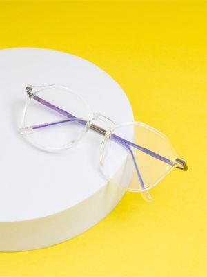 Buy TED SMITH Full Rim Round Computer Glasses Frame for Men Women - 49 ...