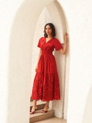 Buy Style Island Ava Red Dress Online
