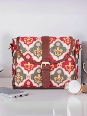 Buy The Clownfish Multi-color Printed Womens Sling Bag Online