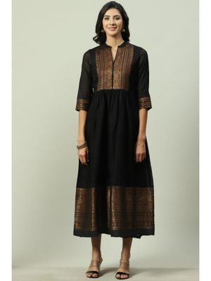 Buy Biba Black Ethnic Dress Online
