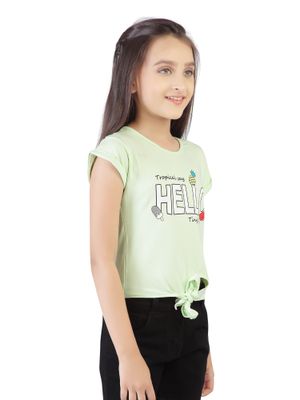 TINY GIRL Tops : Buy TINY GIRL Printed Green Top (12-13 Years) Online ...