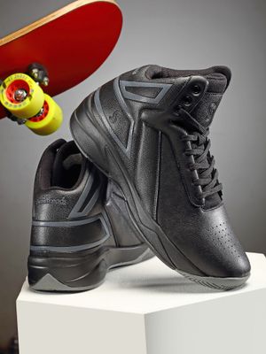 Buy SOLETHREADS Rider Black Solid Men Sneakers Online