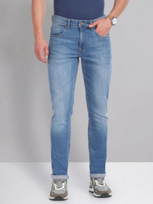 Buy AD By Arvind Mid Rise Skinny Fit Jeans Online