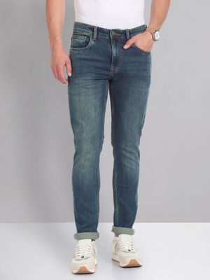 Buy AD By Arvind Mid Rise Skinny Fit Jeans Online