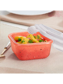 Buy Borosil Pebble Black Square Shape Food Storage Container (320ml) Online