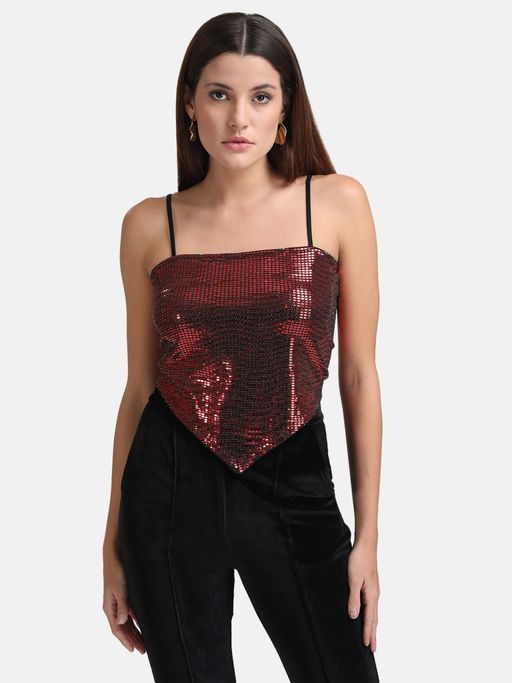 Buy Stylish Red Sequin Tops Collection At Best Prices Online