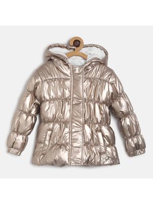 Buy MINI KLUB Kids Girls Gold Jacket Online