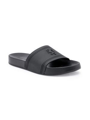 Buy Red Tape Mens Solid Black Sliders online
