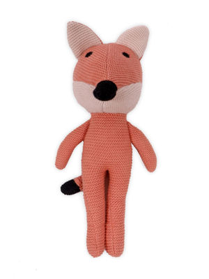 Buy PLUCHI Jolly Fox- Multicolor 100% Cotton Knitted Stuffed Soft Toy ...