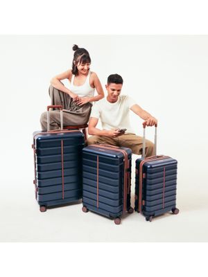 Buy Assembly Premium Hard Sided Trolley Bags Set Of 3 Cabin, Medium and ...