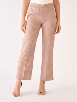 Buy SALT Attire Liberal Cedar Striped Formal Side Zip Pant Online