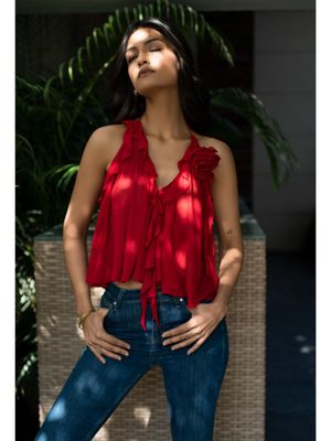 Buy IT GIRL Red Mia Top Online