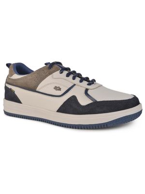 Buy BUCKAROO Kornel Vegan + Suede Leather Blue Sneakers (EURO 40) Online