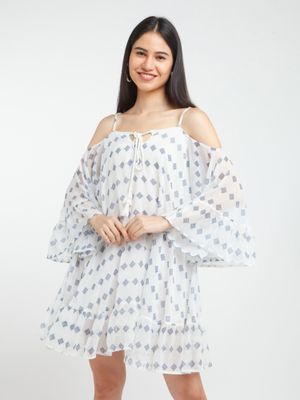 Buy Zink London Womens Multi-color Geometric Mini Dress online